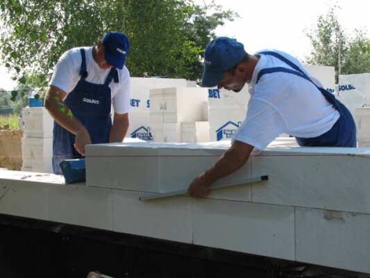 Festigkeit der Gasbetonsteine Porenbeton Druckfestigkeit, Rohdichte u